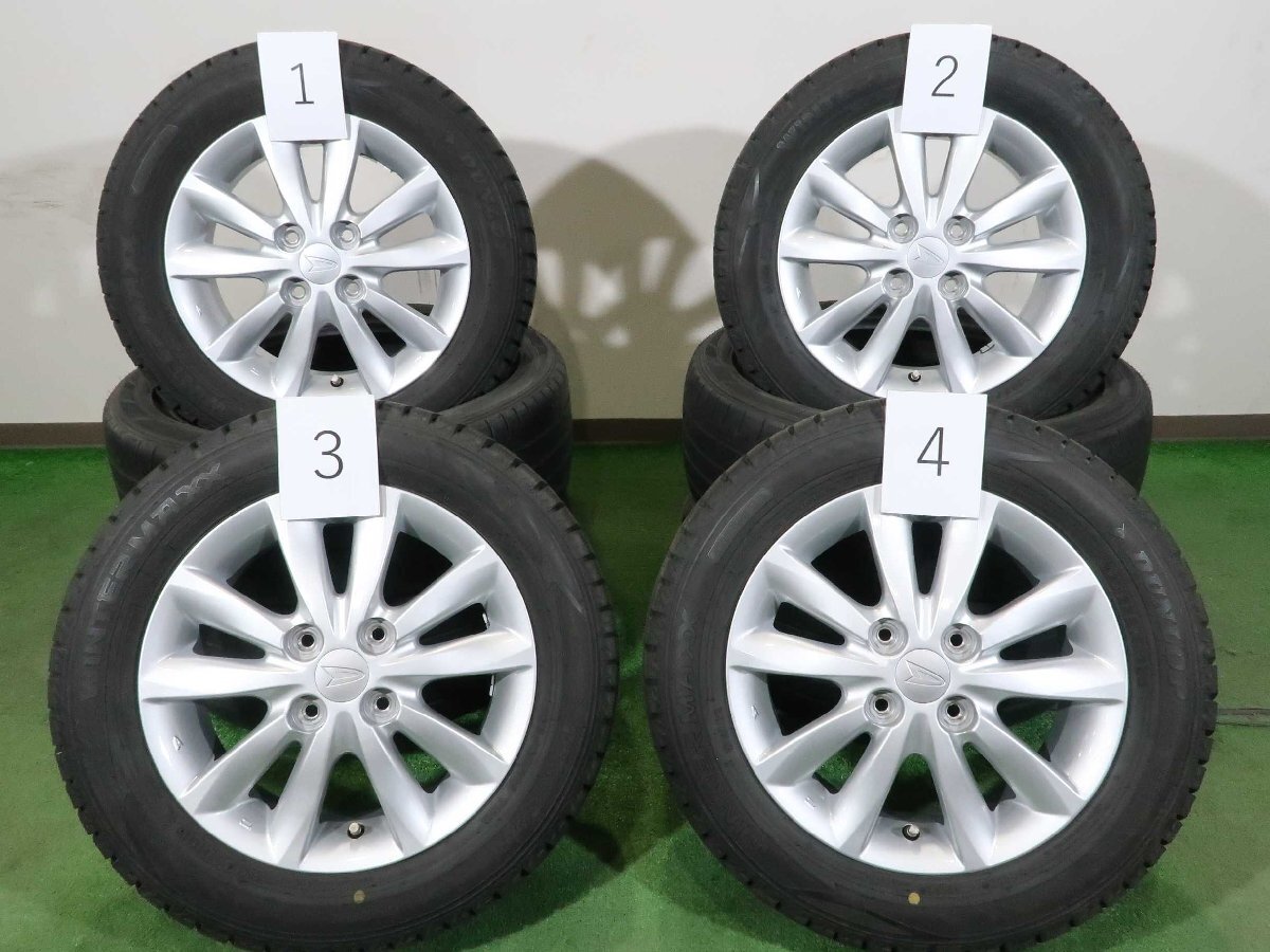 Yahoo!オークション - 4本 ダイハツ 純正 14インチ スタッドレス DUNLO...