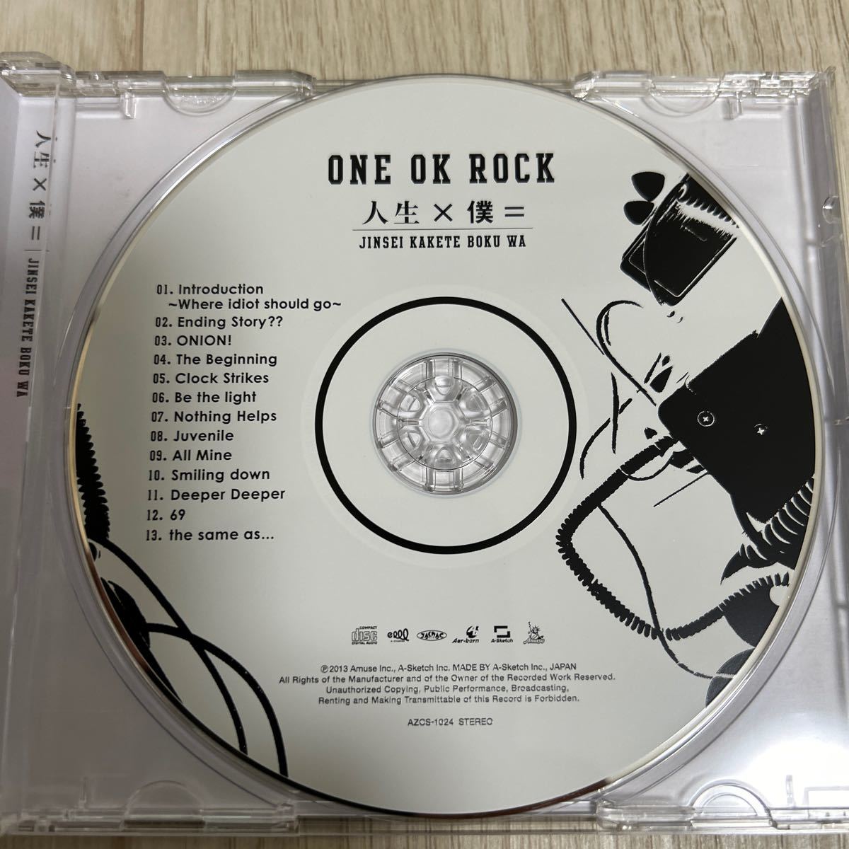 Yahoo!オークション - ONE OK ROCK CD人生×僕= JINSEI KAKETE BOKU WA...