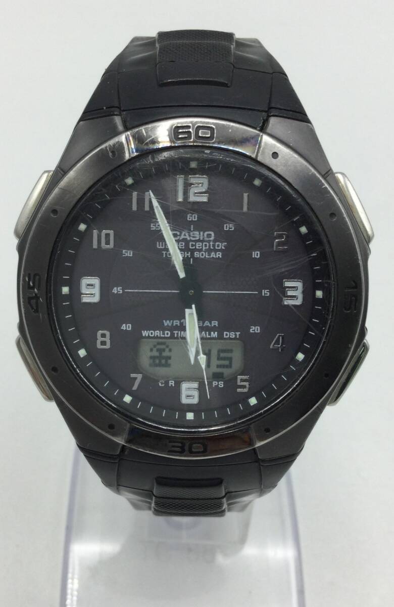 Yahoo!オークション - G77 【ソーラー/稼働】CASIO WAVECEPTOR カシオ ...