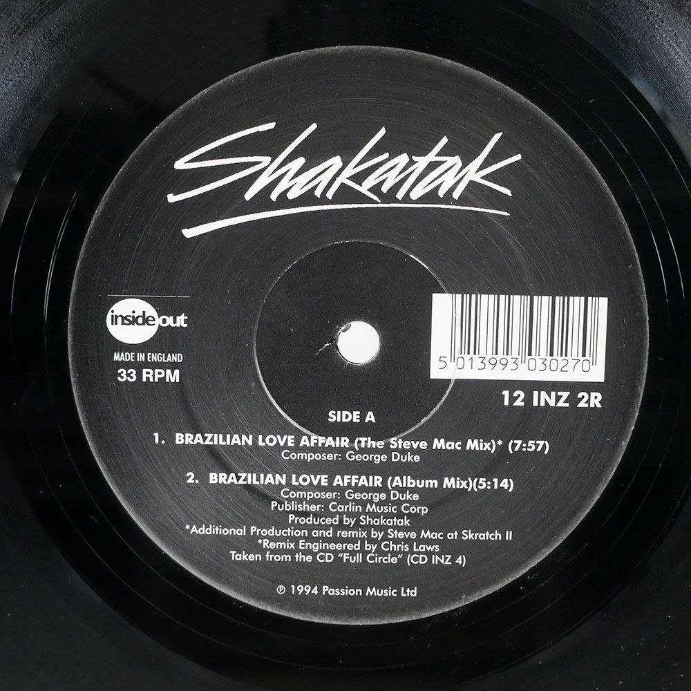 Yahoo!オークション - 英 SHAKATAK/BRAZILIAN LOVE AFFAIR/INSIDEOUT 1...