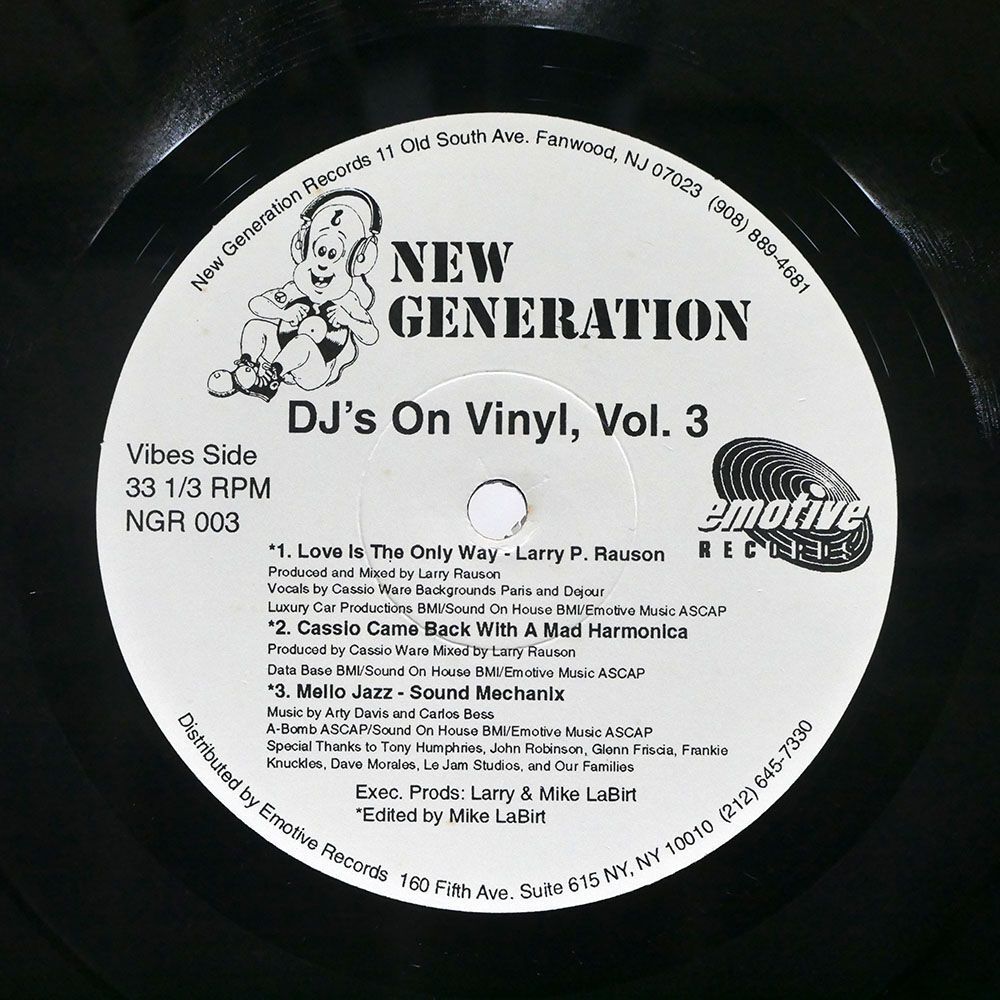 Yahoo!オークション - VA(DJ DMX)/DJ’S ON VINYL VOL. 3/NEW GENERATI...