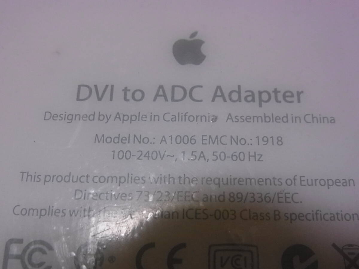 Yahoo!オークション - Apple DVI to ADC Adapter A1006