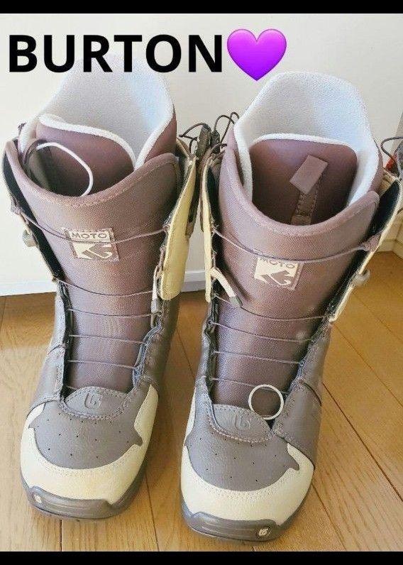 BURTON MOTO スノーボードブーツ ブラウン/ベージュ 26 5cm ユニ BURTON MOTO スノーボードブーツ ブラウン/ベージュ 26 5cm ユニ