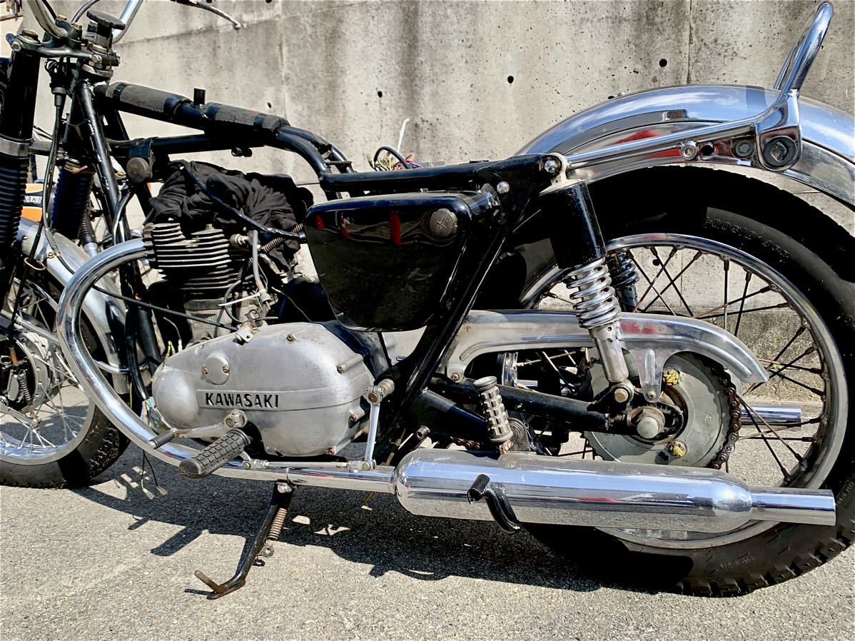 Yahoo!オークション - 書付きカワサキW1SA 部品取りレストアベース（検...