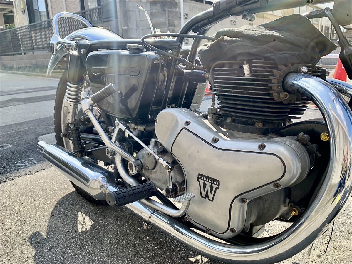 日本代購代標第一品牌【樂淘letao】－書付きカワサキW1SA 部品取りレストアベース（検索W1・W1S・W1SA・W3・メグロ）