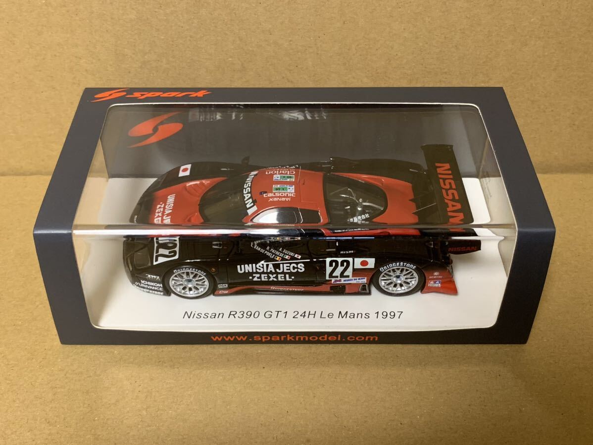 Yahoo!オークション - スパーク 1/43 日産 R390 GT1 1997 #22 24H Spar...
