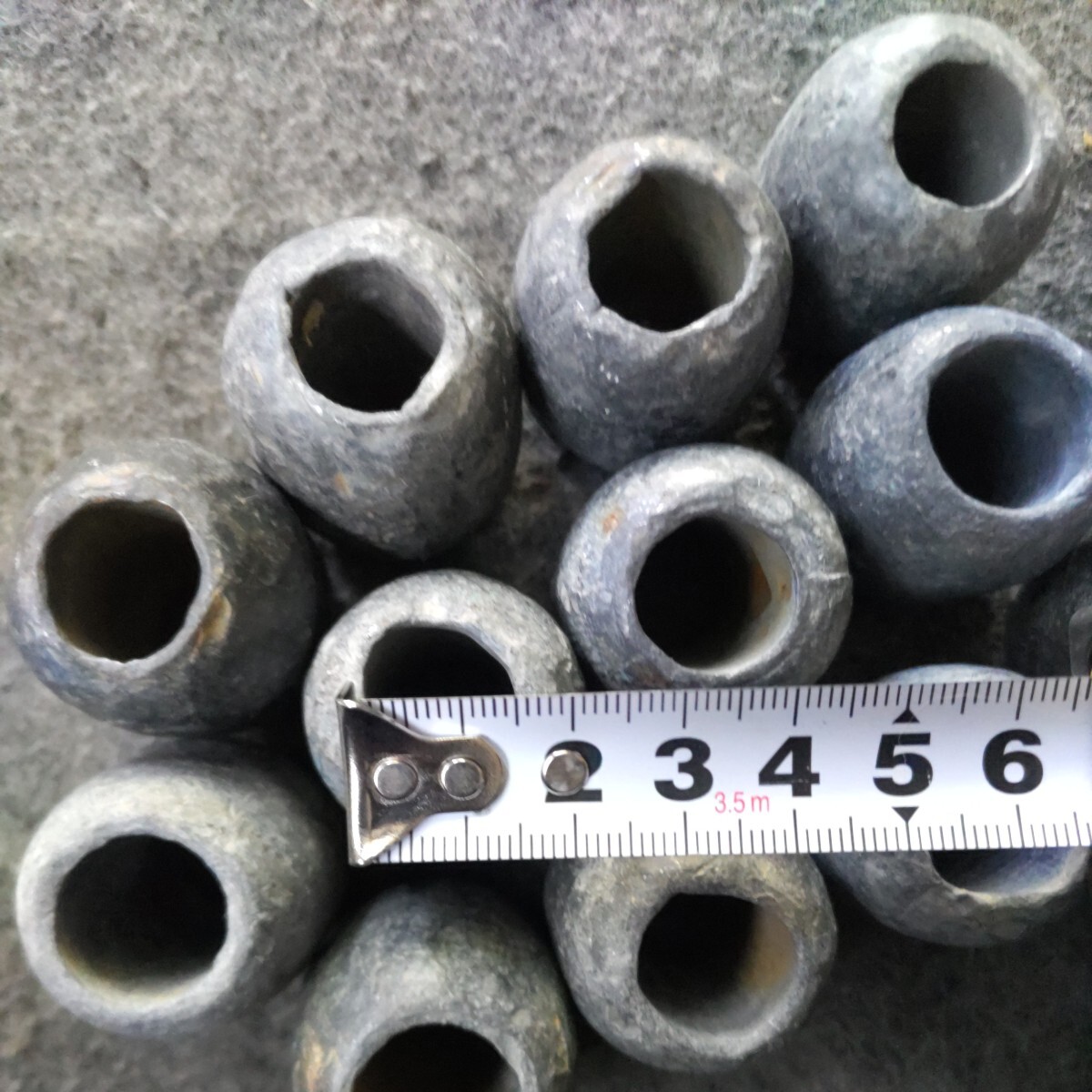 Yahoo!オークション - 鉛／錘 約10kg 1個あたり 1個あたり約185g前後...