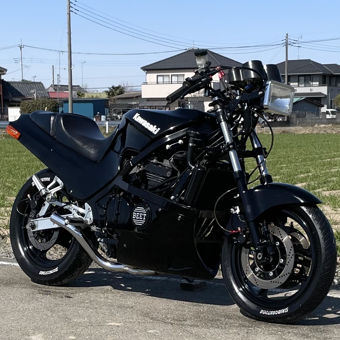 Yahoo!オークション - GPZ400R 実動 書類付き ZX400D 昭和63年 絶版 希...