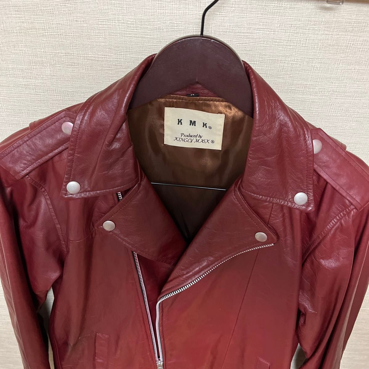 KMK KINGLY MASK キングリーマスク 本革 リアルレザー ダブル KMK KINGLY MASK キングリーマスク 本革 リアルレザー ダブル