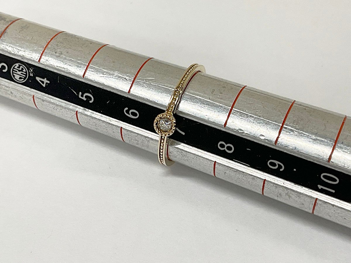 Yahoo!オークション - ete エテ K10 D0.03ct 4月誕生石 0.73g ダイヤモ...