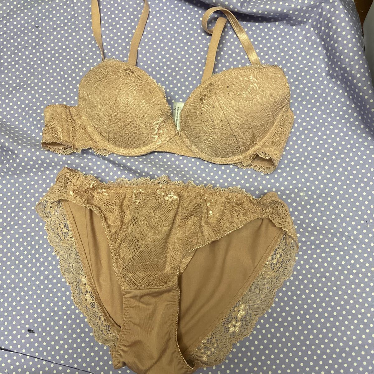 Yahoo!オークション - ブラショーツセット 上下 ピンクレース150センチ...