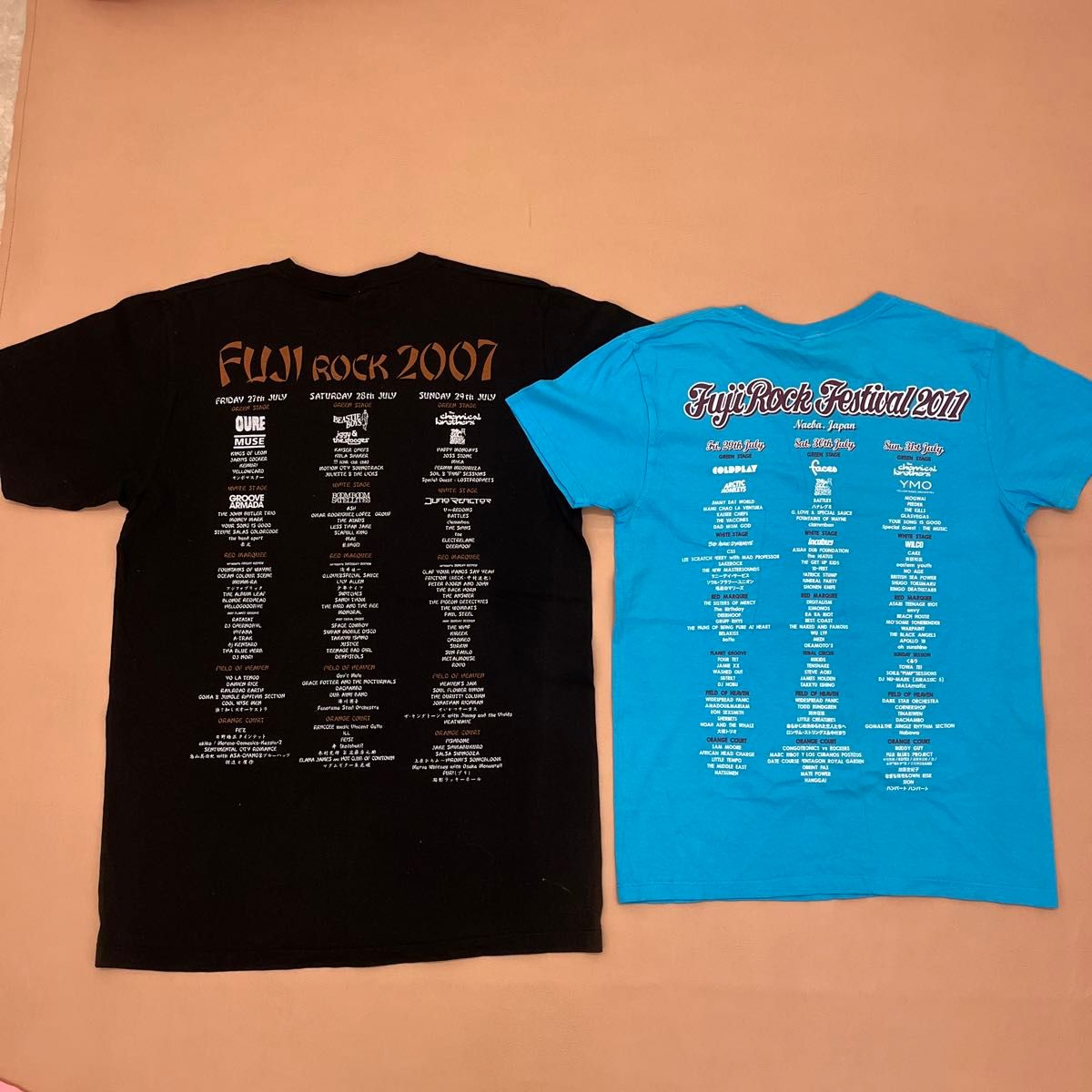 未使用品】フジロック オフィシャル Tシャツ 7着セット|Yahoo 未使用品】フジロック オフィシャル Tシャツ 7着セット|Yahoo