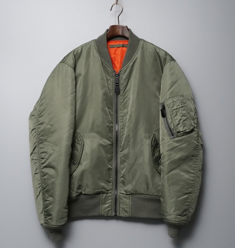 Yahoo!オークション - TH2428 アヴィレックス/AVIREX メンズXL MA-1 84...