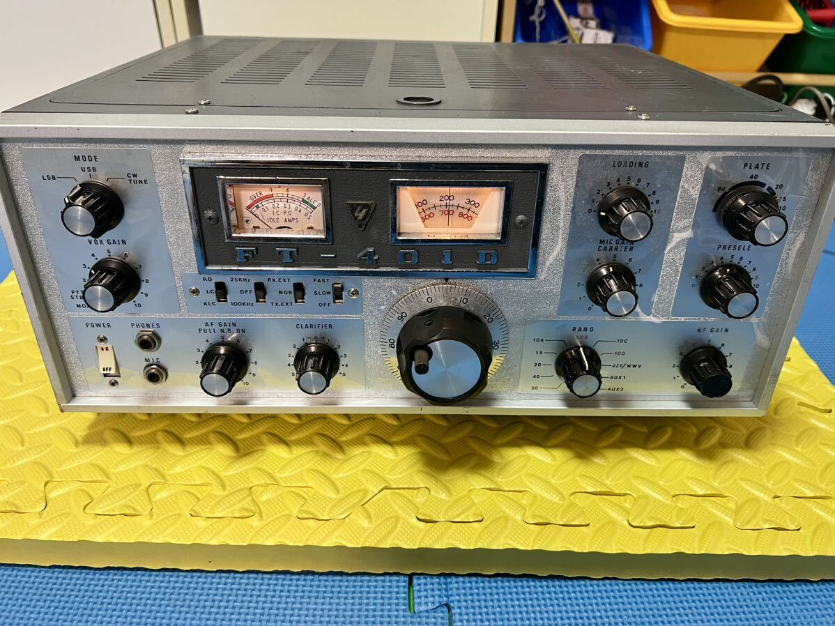 Yahoo!オークション - YAESU FT-401D ヤエス 真空管式 HF トランシーバ...
