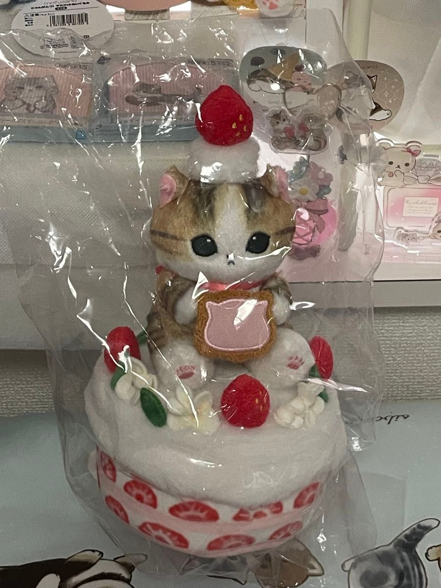 お顔厳選 モフサンド 小物入れにもなるケーキのりにゃんこの お顔厳選 モフサンド 小物入れにもなるケーキのりにゃんこの
