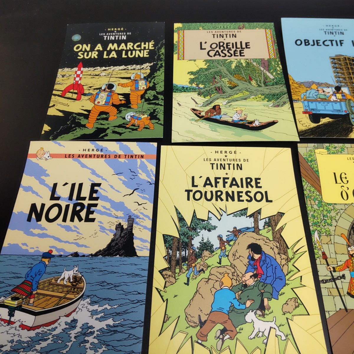 Yahoo!オークション - タンタンの冒険 TINTIN ポストカード まとめて1...