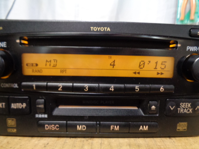 Yahoo!オークション - [C06] トヨタ 純正 86120-52210 2DIN CD MD オー...