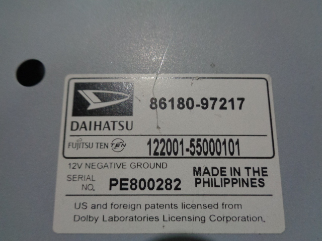 Yahoo!オークション - [C29] ダイハツ 純正 オーディオ CD MD デッキ 8...