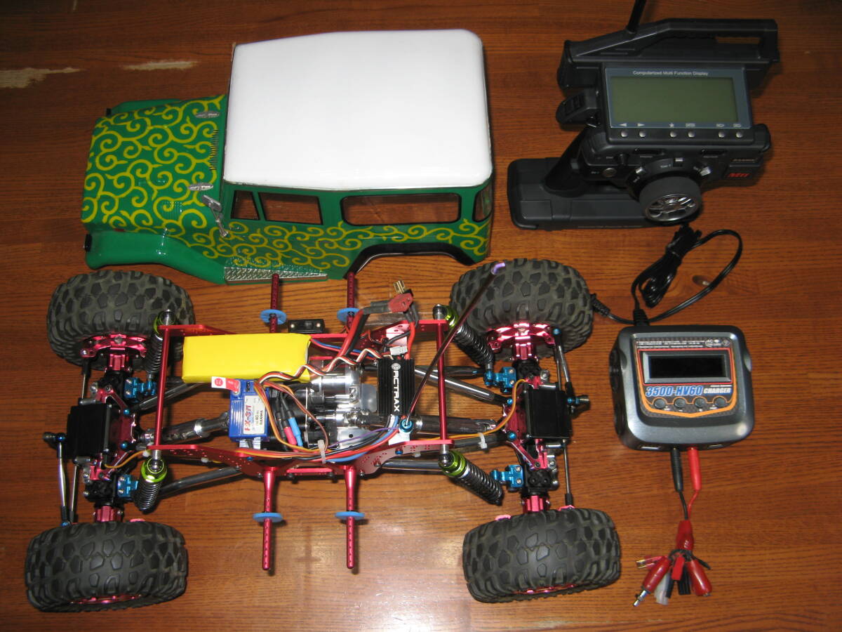 Yahoo!オークション - タミヤクローラーCR-01 4WS仕様フルアルミ フル...