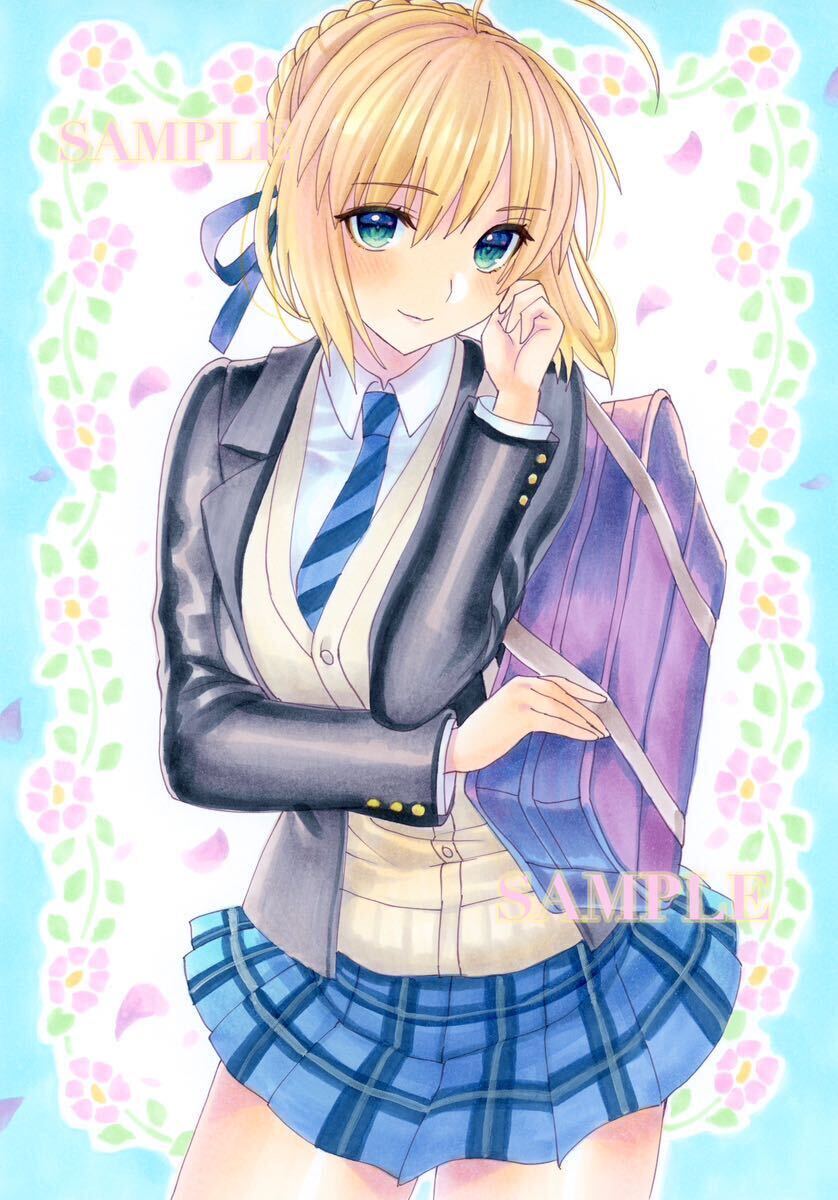 日本代購代標第一品牌【樂淘letao】－同人手描きイラスト Fate/stay night アルトリア・ペンドラゴン セイバー 【 winter 】 FGO