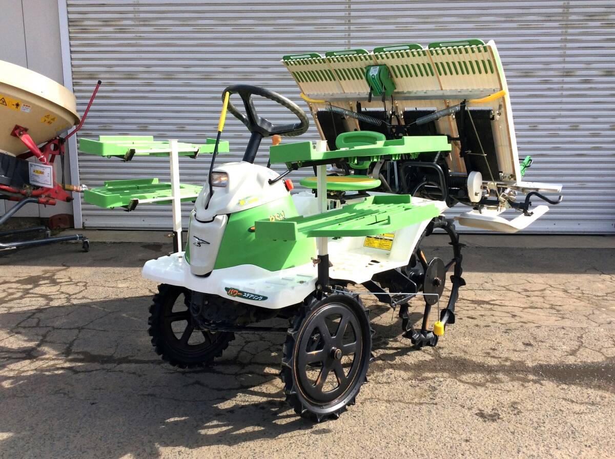 Yahoo!オークション - 岩手 ヤンマー 田植機 PeS-1 4条植 3.9馬力 クラ...