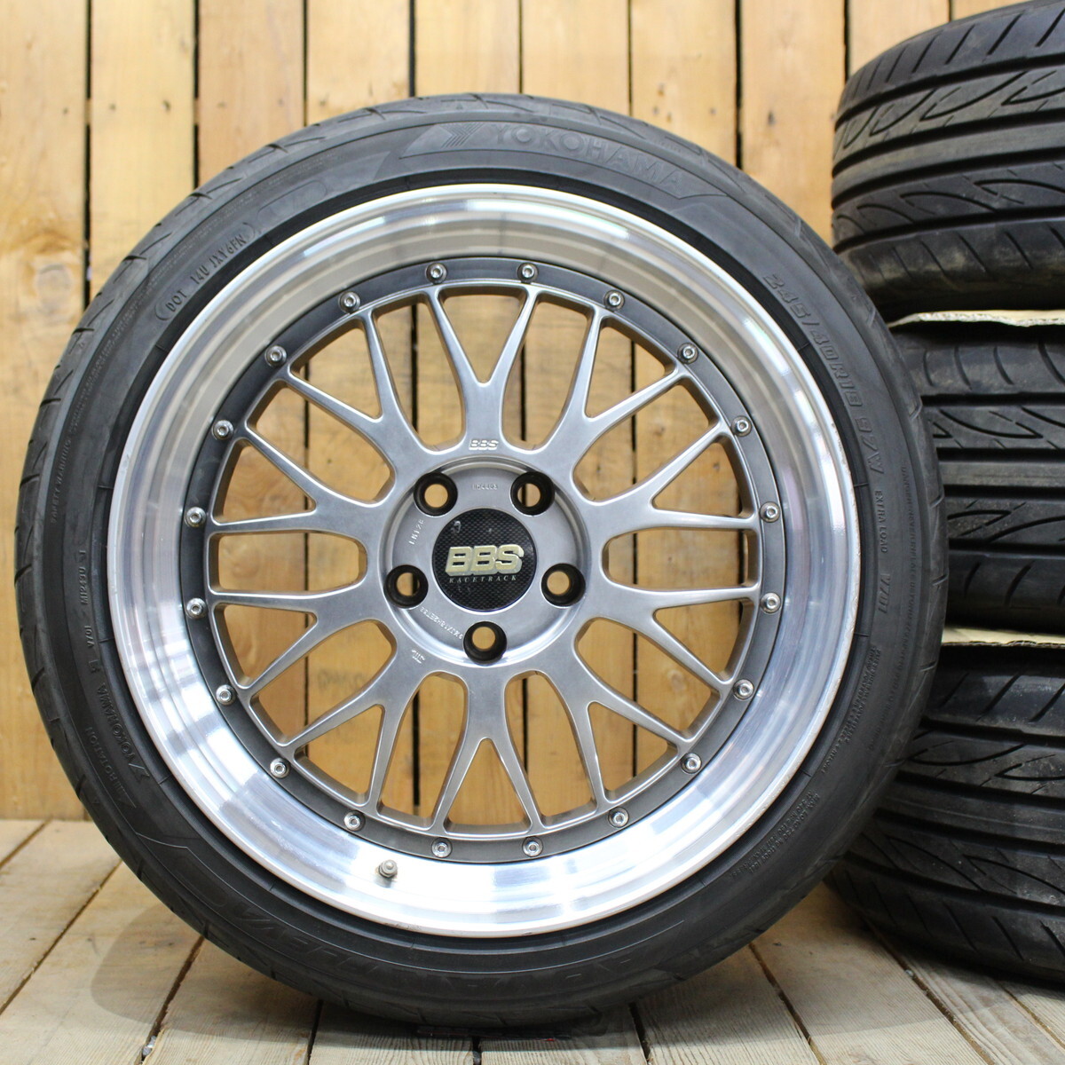 Yahoo!オークション - BBS LM (LM127 LM128) 18インチ 8.5J/9.5J ヨコ...