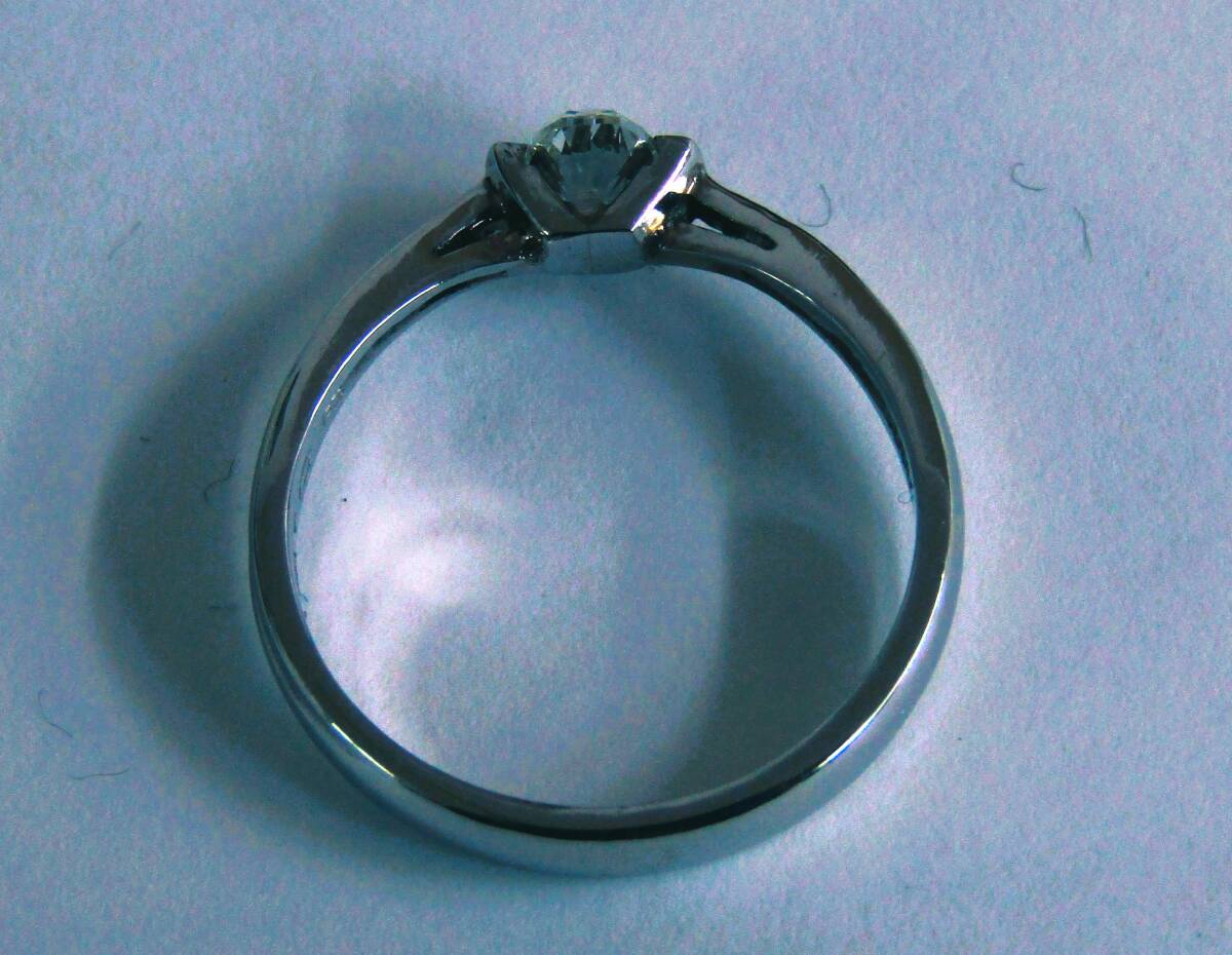 Yahoo!オークション - 0.37ct出来上がりました pt900ダイアリング