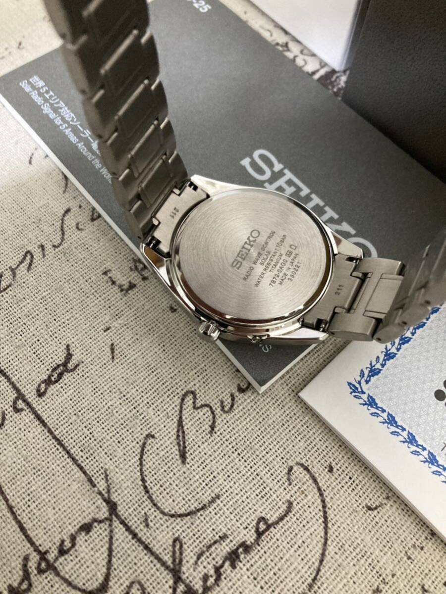 超美品 最新モデル SEIKO セイコー チタン 電波ソーラー 超美品 最新モデル SEIKO セイコー チタン 電波ソーラー