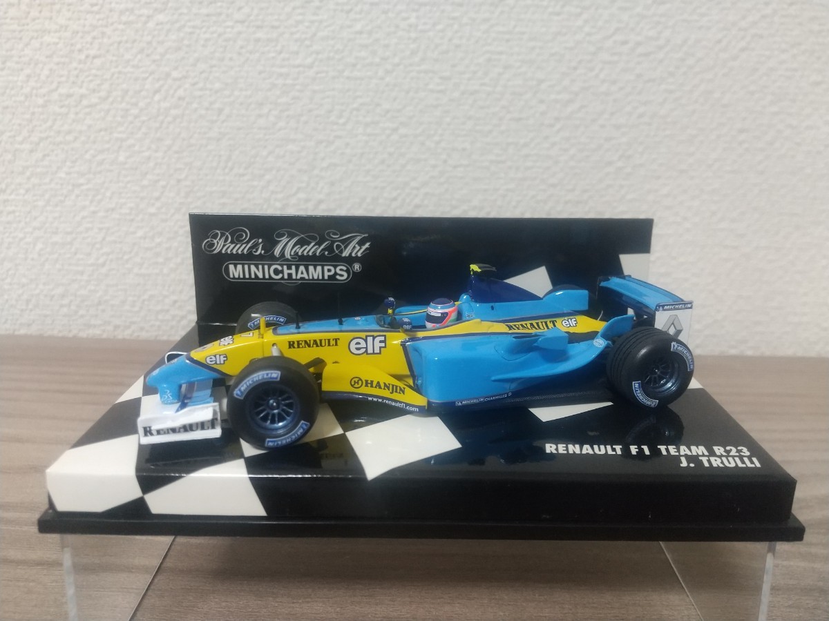Yahoo!オークション - ミニチャンプス 1/43 ルノー R23 J・トゥルーリ ...