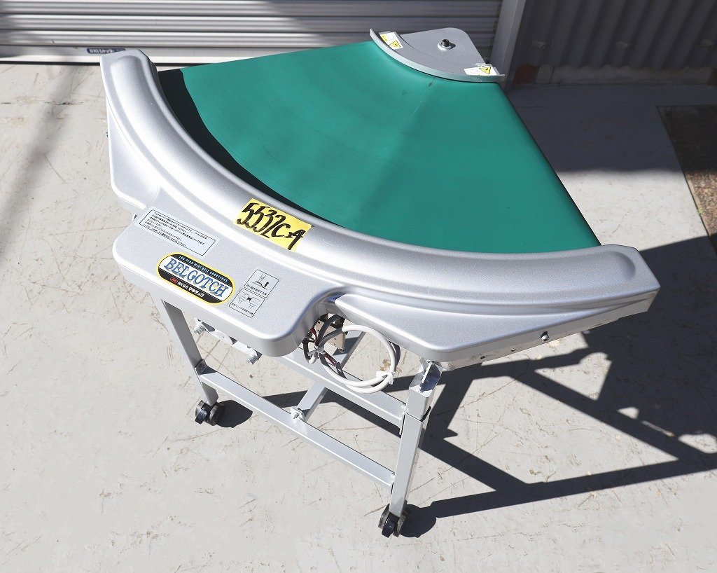 Yahoo!オークション - 5532C24 MAKI マキッテク カーブベルトコンベア...