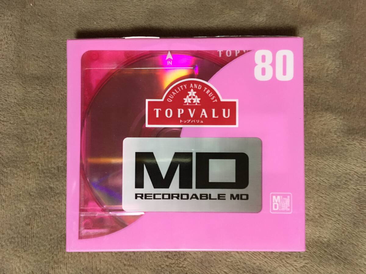 Yahoo!オークション - イオン TOPVALU 録音用MD ミニディスク 80分 ピ...