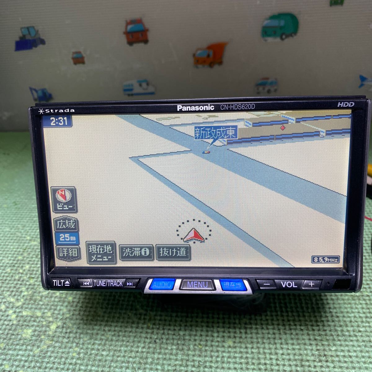Yahoo!オークション - パナソニックHDDナビ ストラーダ CN-HDS620D 地...