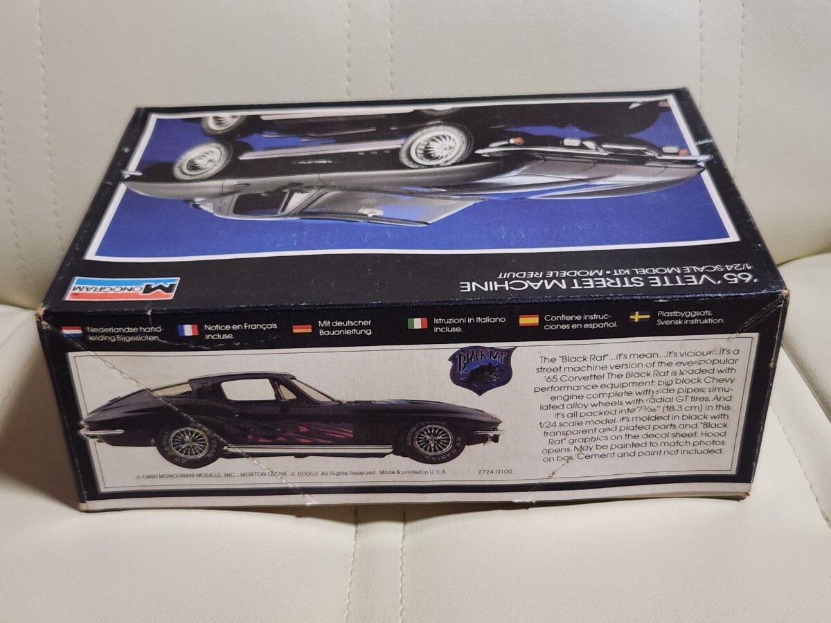 Yahoo!オークション - 1/24 MONOGRAM モノグラム '65 VETTE BLACK RAT ...