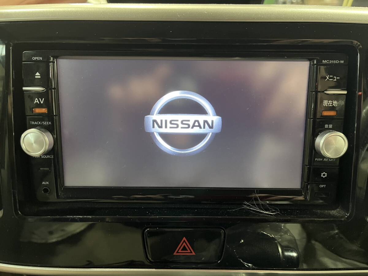 Yahoo!オークション - N62 日産 純正ナビ MC315D-W CD/DVD/SD/TV(フル...
