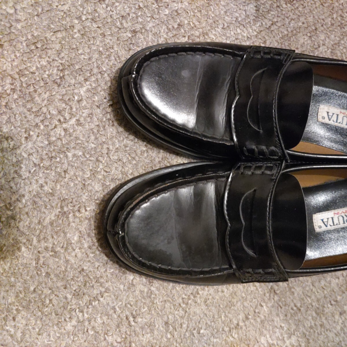 Yahoo!オークション - HARUTA ハルタ ローファー 23.5EEE 黒