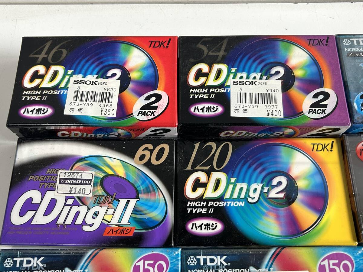 Yahoo!オークション - Aj410 TDK カセットテープ AD CDing-1 CDing-2 5...