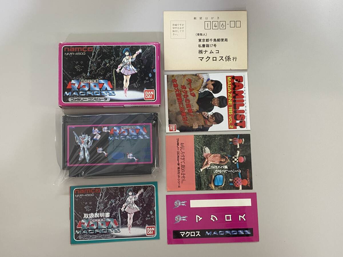 日本代購代標第一品牌【樂淘letao】－FC 新品？ 美品 超時空要塞 マクロス 箱説付き ステッカー未使用 珍品 レア ファミコン