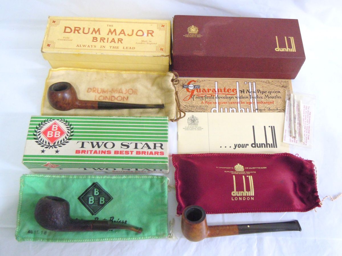Yahoo!オークション - 1000円スタート パイプ煙草 まとめ 3点 DUNHILL ...