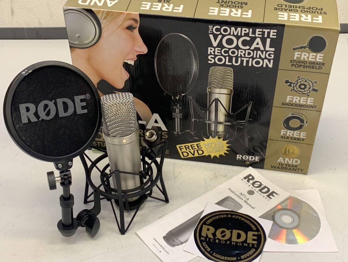 Yahoo!オークション - V438-I39-8943 RODE ロード NT1-A マイクロフォ...