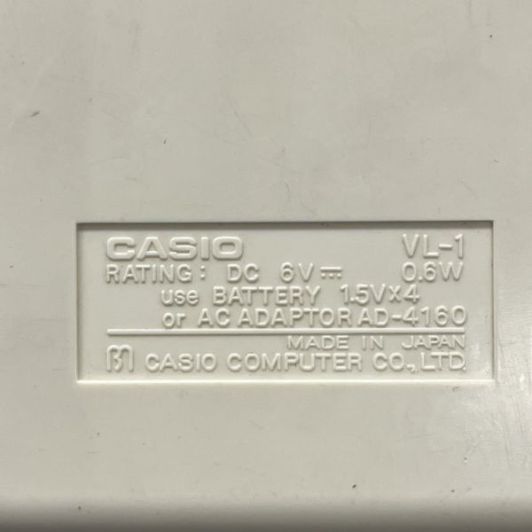 Yahoo!オークション - X101-I57-1711 CASIO カシオ VL-TONE VL-1 エレ...
