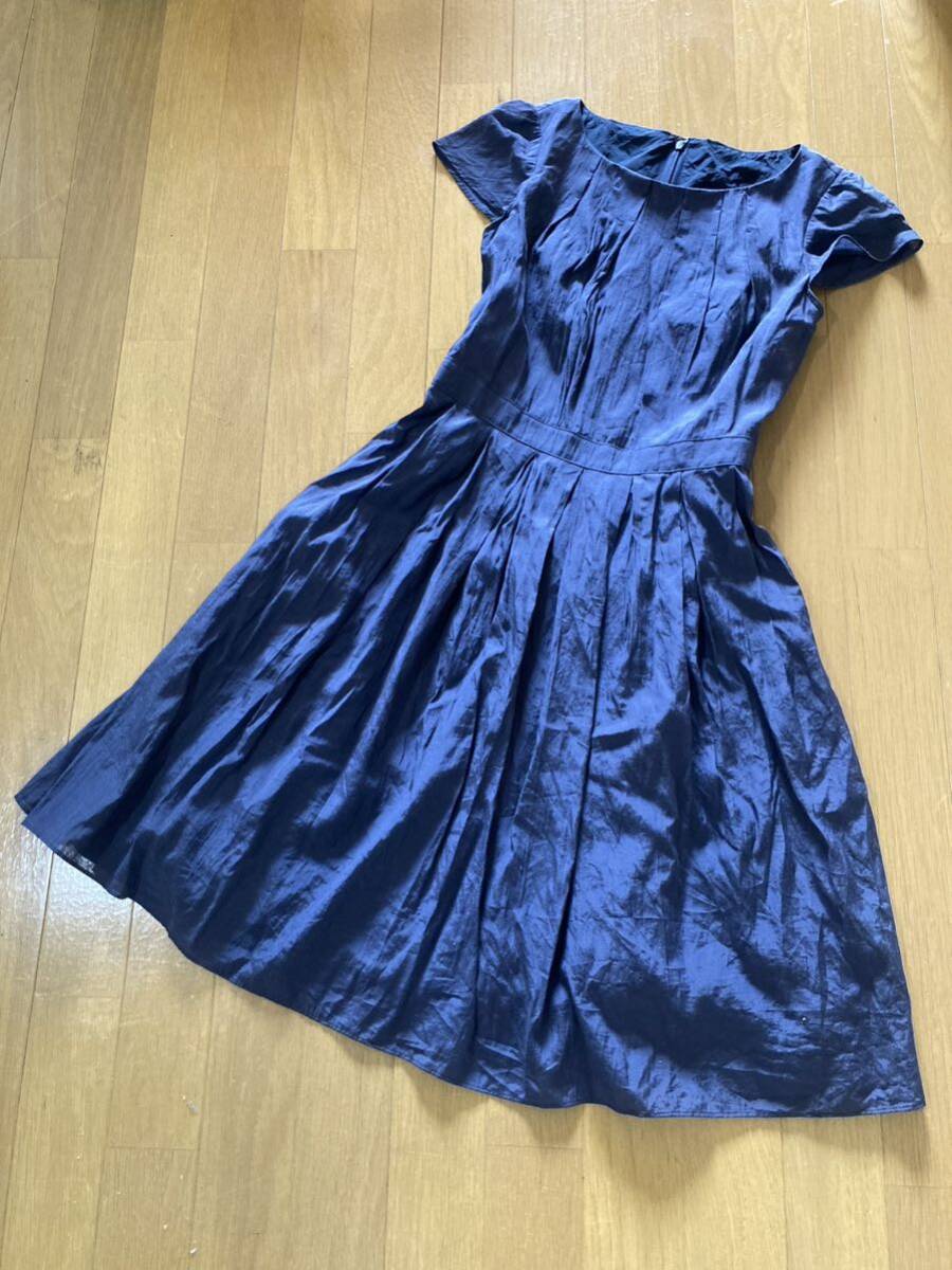 Yahoo!オークション - ANAYI/アナイ/ワンピース/36/紺色/試着のみ/送料...