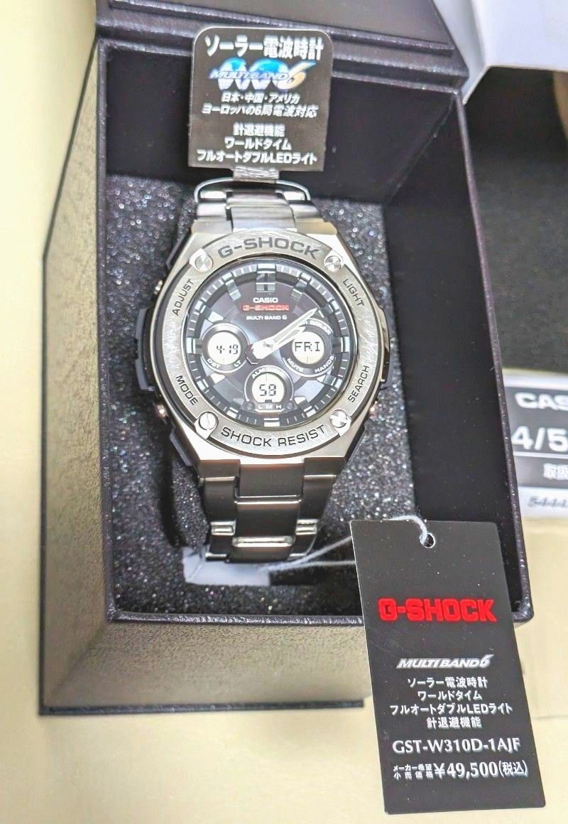 中古〓激安 カシオ ジーショック GST-W310D-1AJF 電波ソーラー 中古〓激安 カシオ ジーショック GST-W310D-1AJF 電波ソーラー