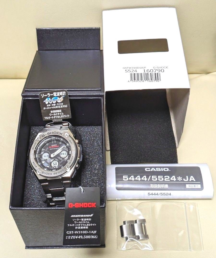 中古〓激安 カシオ ジーショック GST-W310D-1AJF 電波ソーラー 中古〓激安 カシオ ジーショック GST-W310D-1AJF 電波ソーラー