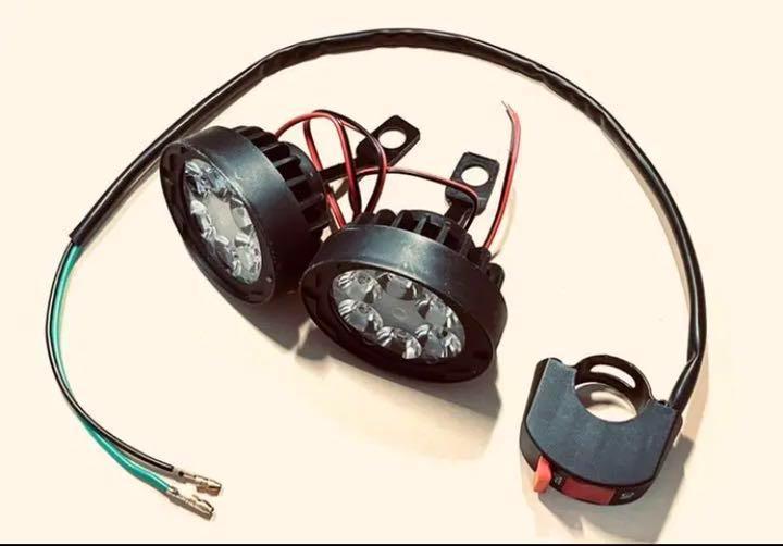 Yahoo!オークション - 6LEDフォグランプ ミラー共締取付 汎用スイッチ...