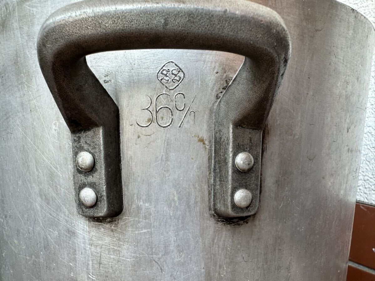 Yahoo!オークション - [A088] 業務用 寸胴鍋 2点 両手鍋 調理器具 厨房...