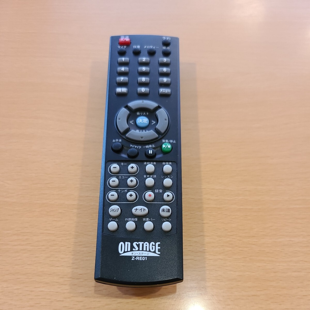 Yahoo!オークション - JUNK ジャンク ON STAGE Z-RE01 リモコン