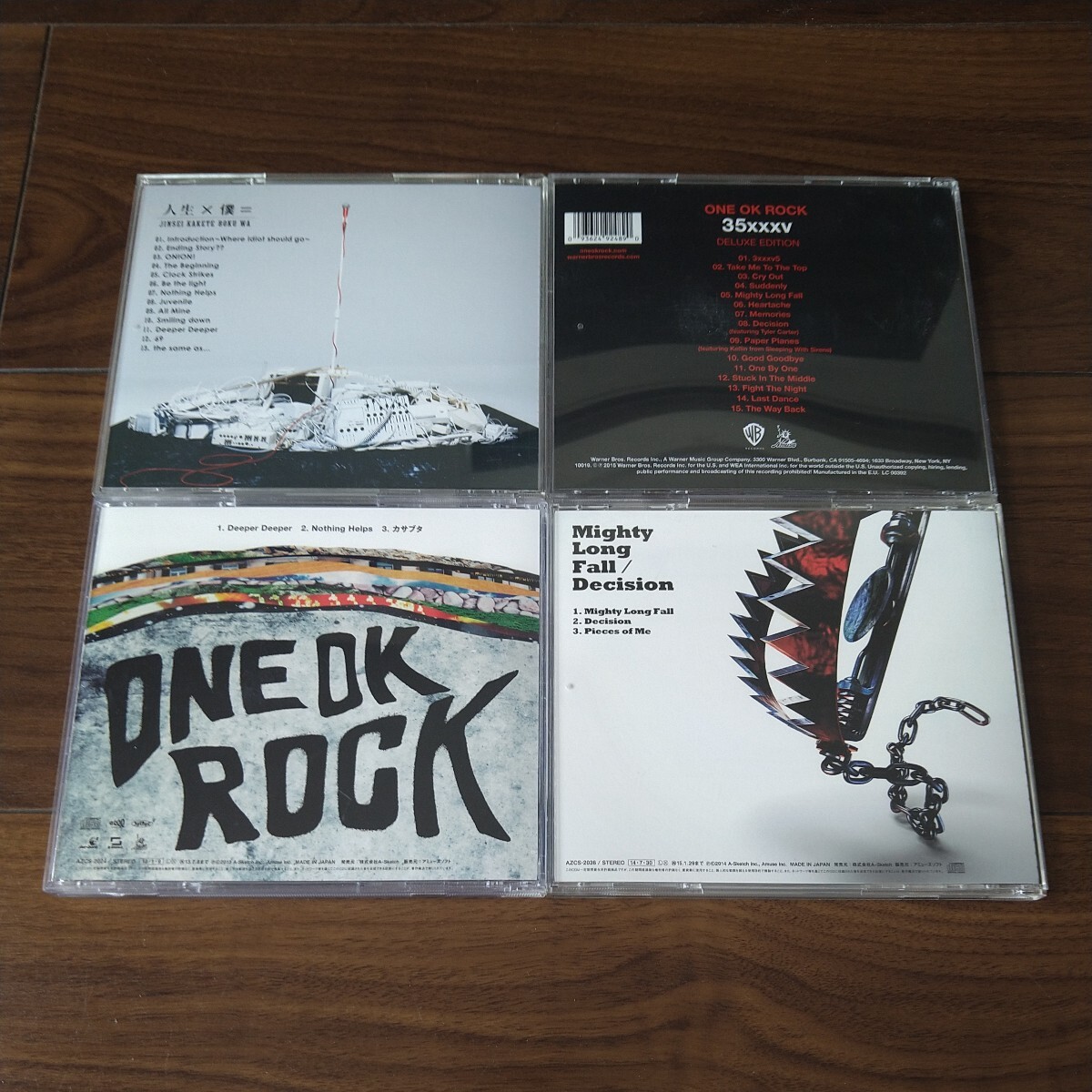 Yahoo!オークション - ONE OK ROCK CD 4タイトルセット 人生×僕= 35xx...