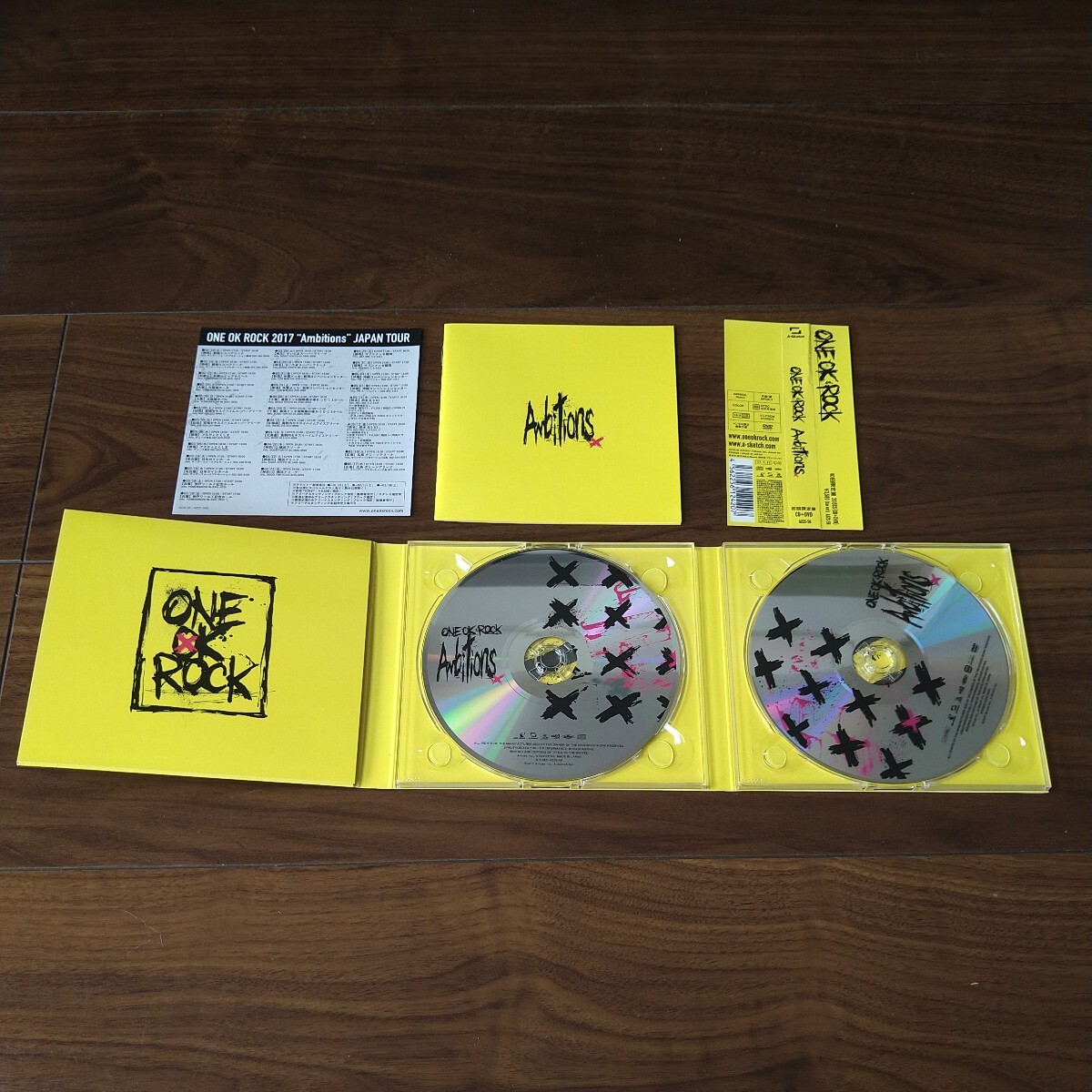 Yahoo!オークション - ONE OK ROCK CD+DVD Anbitions 初回限定盤 ワン...