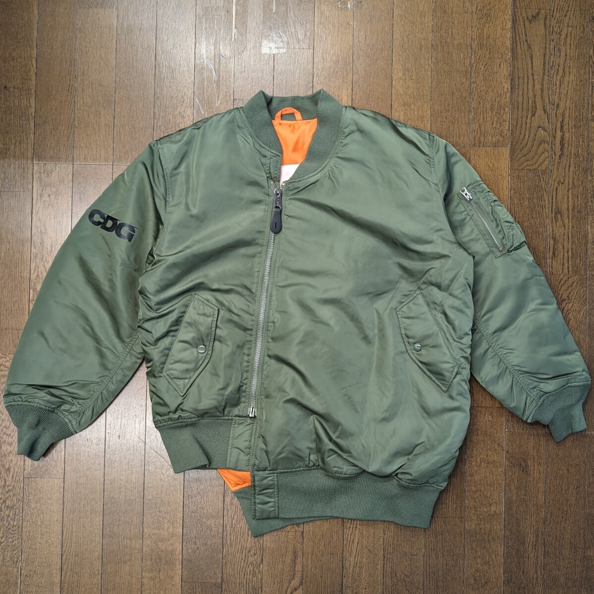 Yahoo!オークション - 美品 COMME des GARCONS CDG ALPHA コラボ フラ...