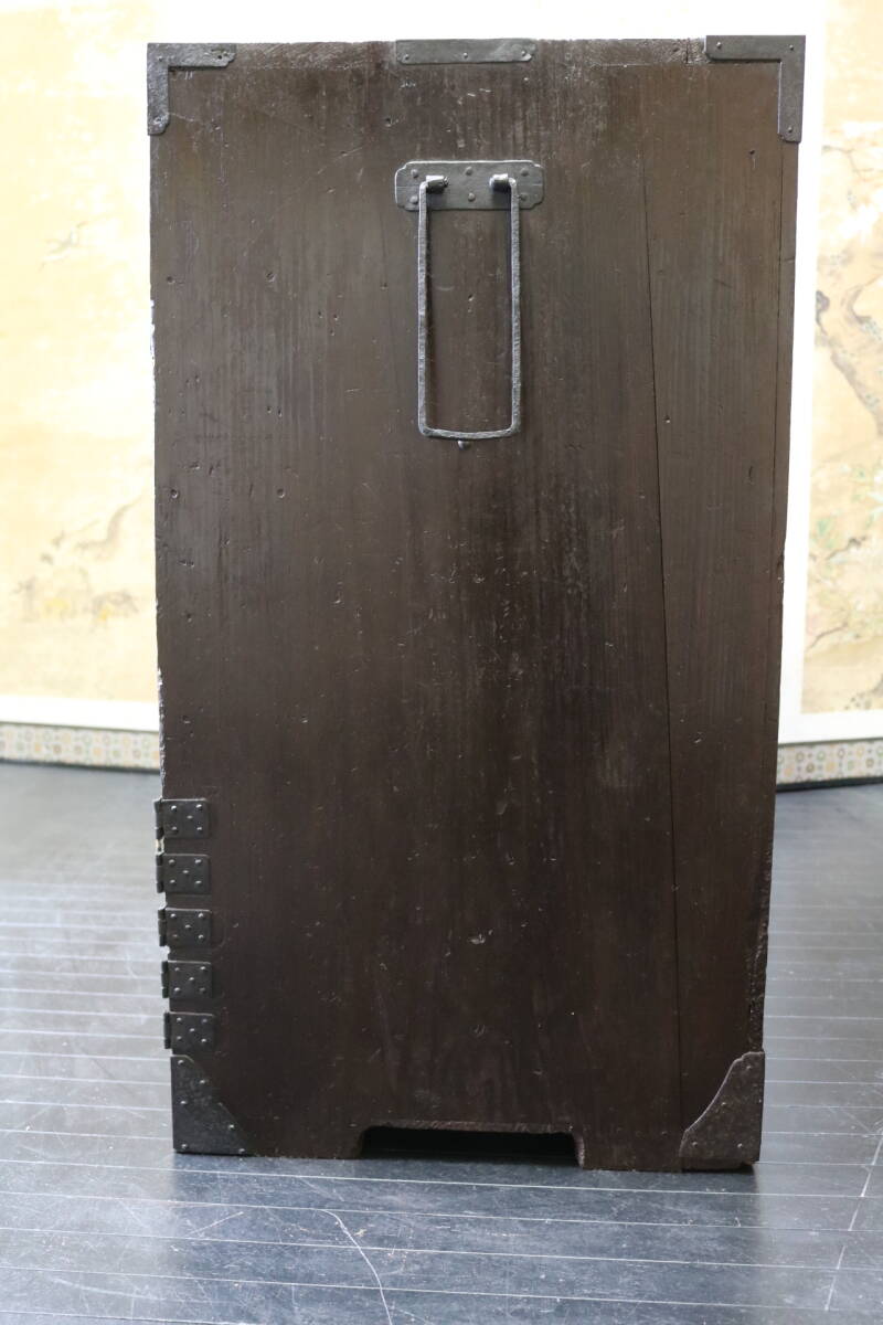 Yahoo!オークション - B73.古民藝 希少 本物 古い時代箪笥岩手県岩谷堂...